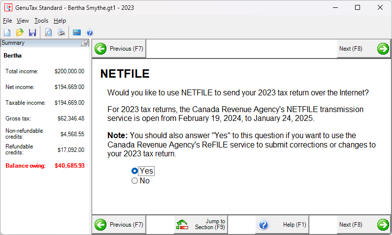 Using ReFILE to Change Your Tax Return - Program Help - GenuTax Standard